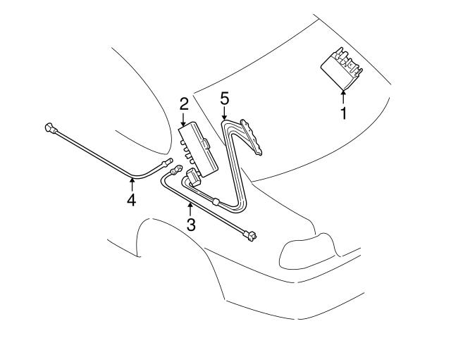 Genuine BMW 61128374677 Antenna Cable - BMW
