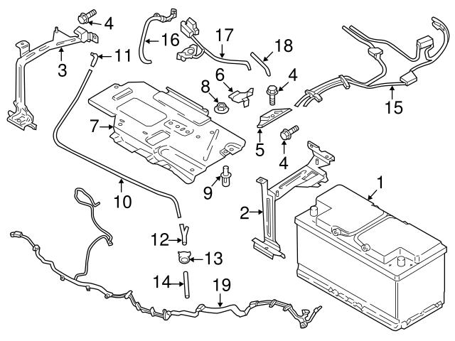 Genuine BMW 61129381812 Positive Battery Junction Block Cable - BMW