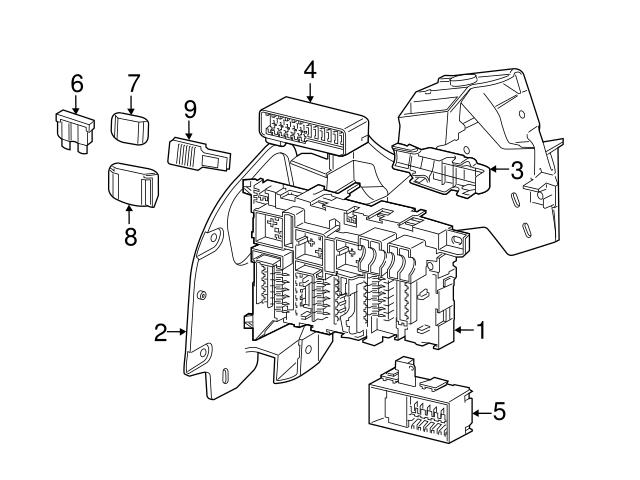 Genuine BMW 61149270357 Fuse Holder; Lower - BMW