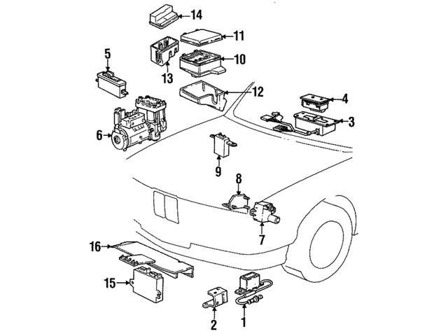 Genuine BMW 61218350587 Parking Aid System Control Module Bracket - BMW