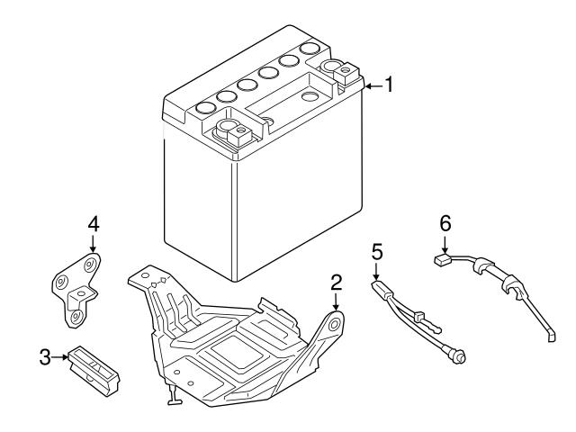 Genuine BMW 61219312294 Battery Hold Down - BMW