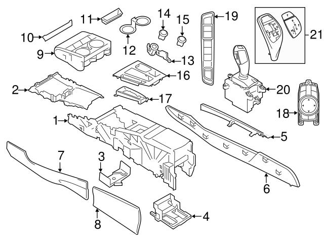 Genuine BMW 61312350446 Door Lock Knob - BMW