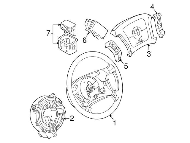 Genuine BMW 61316911731 Steering Wheel Radio Controls; Front - BMW