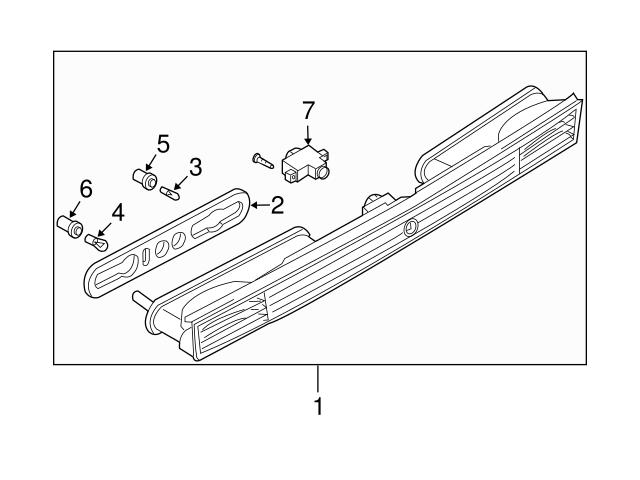Genuine BMW 61316938643 Trunk Lid Release Solenoid; Inner - BMW ...