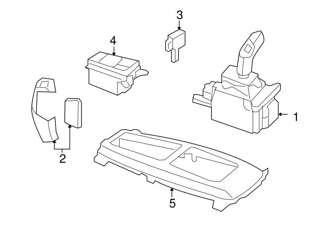 Genuine BMW 61316960723 Active Suspension Mode Switch; Front - BMW