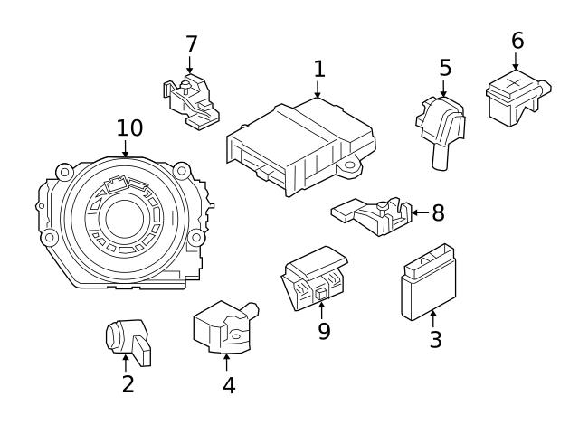 Genuine BMW 61316992509 Air Bag Clockspring - BMW | 61319305954 61319320136