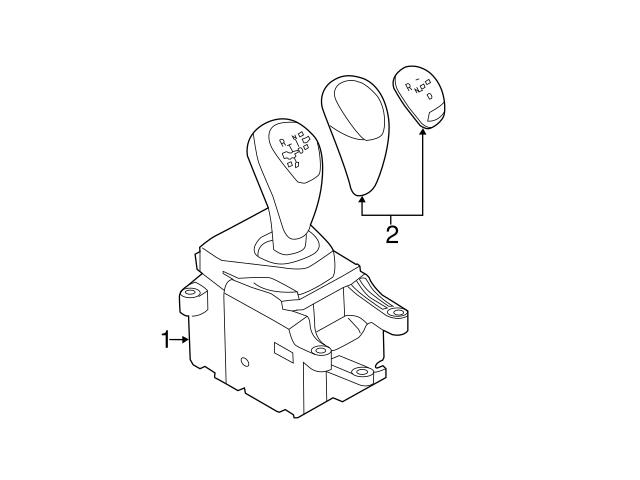 Genuine BMW 61317846765 Auto Trans Shift Lever Knob - BMW