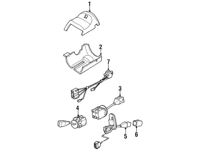 Genuine BMW 61318360909 Combination Switch - BMW