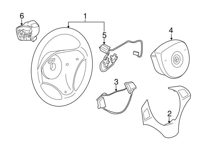 Genuine BMW 61319123287 Steering Wheel Radio Controls - BMW