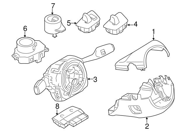 Genuine BMW 61319153832 Ignition Switch - BMW | 61319162555 61319197291 ...