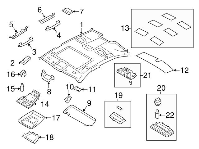 Genuine BMW 61319276230 Sunroof Control Module - BMW | 61319221638 ...