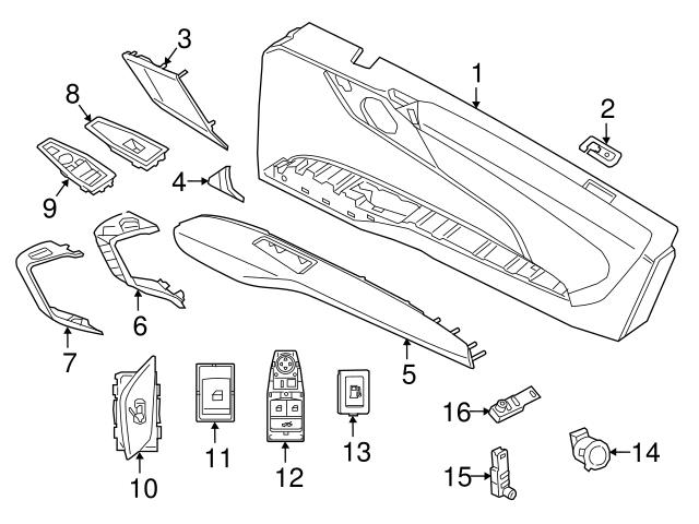 BMW 3.0 Window Switch Parts