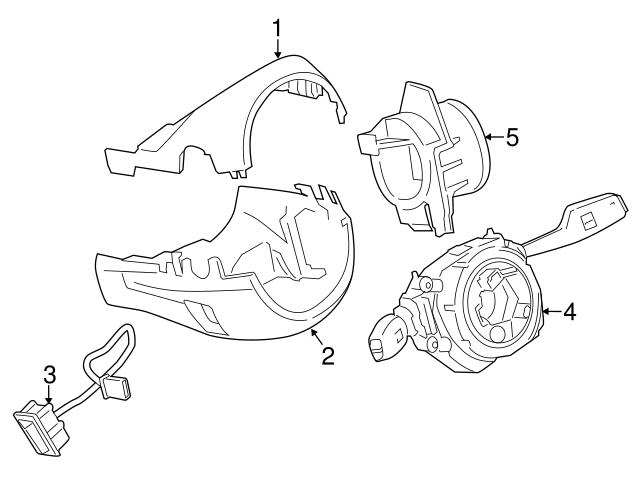 Genuine BMW 61319351148 Combination Switch - BMW | 61319253754