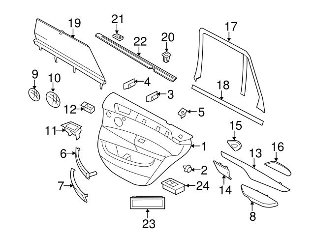 Genuine BMW 61319361940 Power Window Switch; Right - BMW | 61319267079
