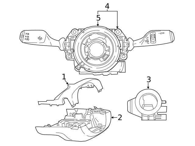 Genuine BMW 61319383676 Air Bag Clockspring - BMW