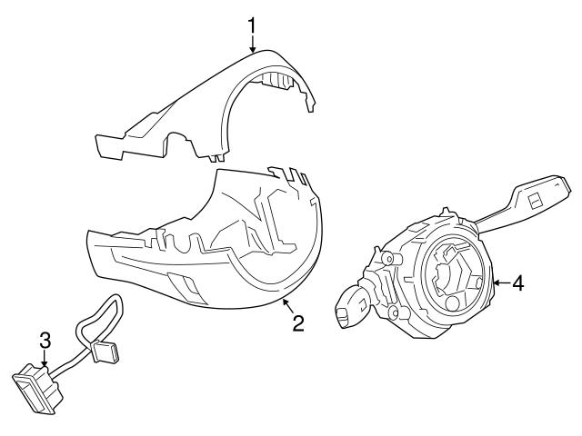 Genuine BMW 61319384363 Steering Column Control Switch - BMW
