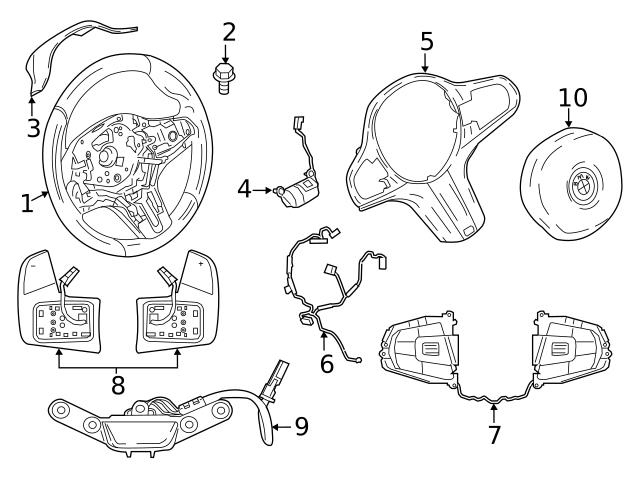 Genuine BMW 61319483005 Combination Switch - BMW