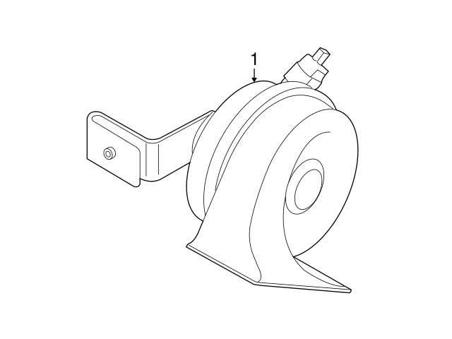 Genuine BMW 61337159421 Horn - BMW | 61337217711