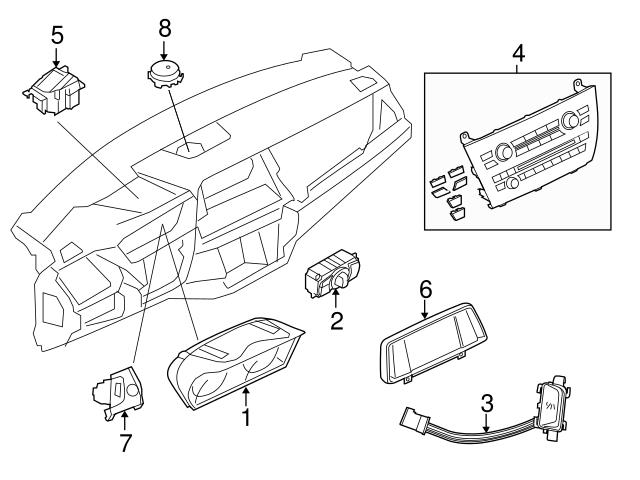 Genuine BMW 61356814596 Rain Sensor - BMW | 61355A61844 61356832974 ...
