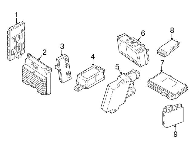 Genuine BMW 61358795478 Vehicle Power Control Module; Rear - BMW ...