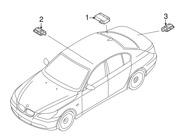 Genuine BMW 61359134707 Anti-Theft Alarm Control Unit - BMW ...