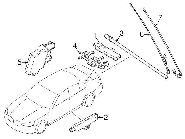 Genuine BMW 61359481625 Keyless Entry Module - BMW | 61355A366A1 ...