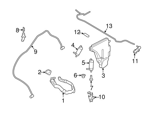Genuine BMW 61677341542 Headlight Washer Nozzle; Right - BMW | 61677178744