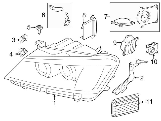 Genuine BMW 63117401165 Headlight Restoration Kit; Left - BMW