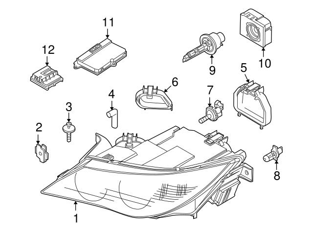 Genuine BMW 63127199362 Xenon Lighting Ballast; Right - BMW