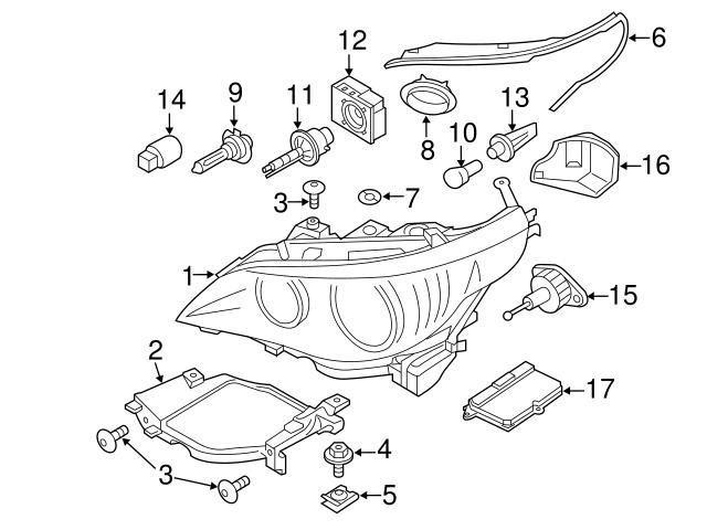 Genuine BMW 63128375448 Headlight Cover/Door - BMW | 63126940251