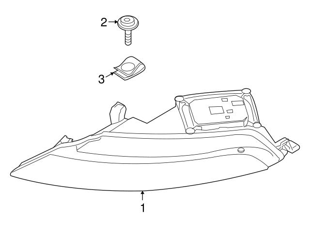 Genuine BMW 63137176872 Turn Signal Light Assembly; Right - BMW