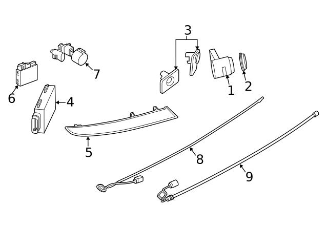 Genuine BMW 63147419928 Reflector Panel; Rear Right - BMW