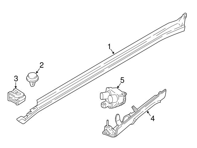 Genuine BMW 63177478447 Step Light; Left - BMW