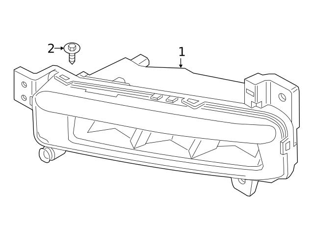 Genuine BMW 63178089525 Fog Light; Left - BMW | 63179477667