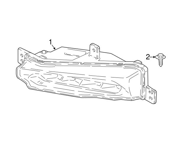 Genuine BMW 63179492771 Fog/Cornering Light Assembly; Left - BMW