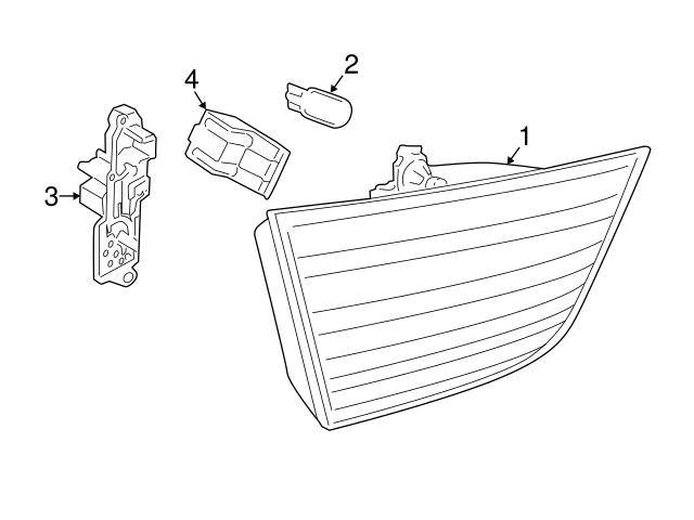 Genuine BMW 63217217310 Tail Light Assembly; Right - BMW