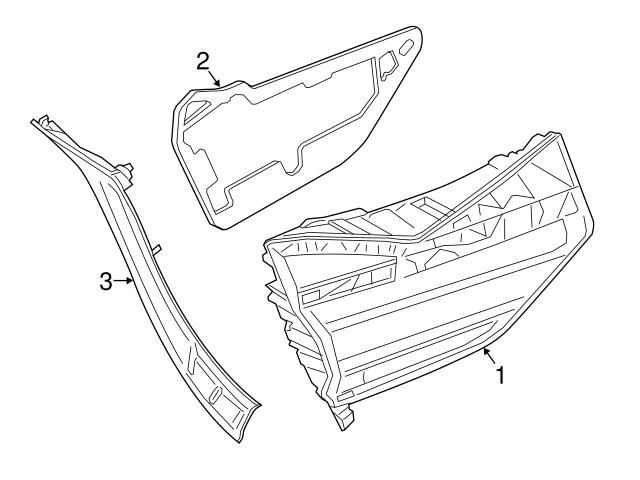 BMW 750i - Tail Light Parts