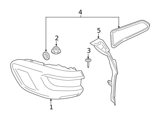 Genuine BMW 63219448072 Tail Light Assembly; Right - BMW | 63217442262