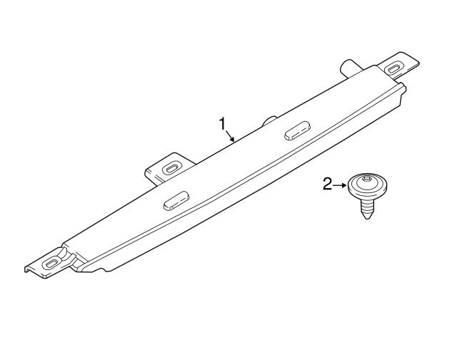 Genuine BMW 63257297446 Center High Mount Stop Light - BMW
