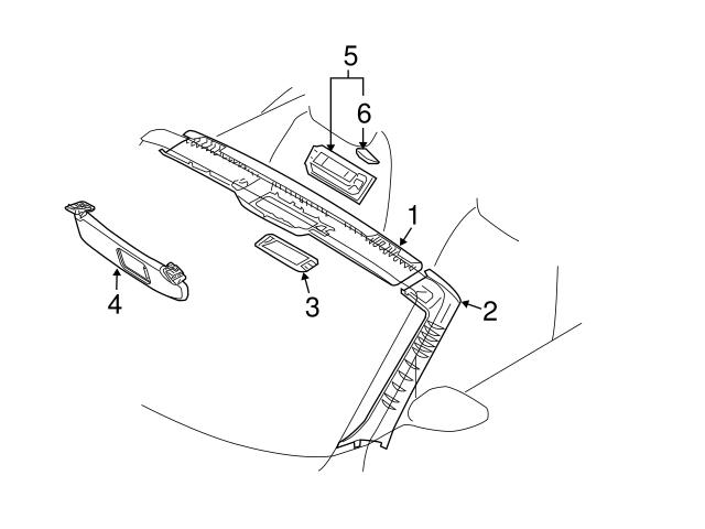 Genuine BMW 63316962141 Dome Light - BMW | 63318364928