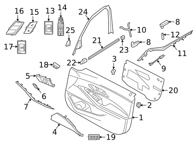 Genuine BMW 63316999930 Courtesy Light; Right - BMW | 51417447232