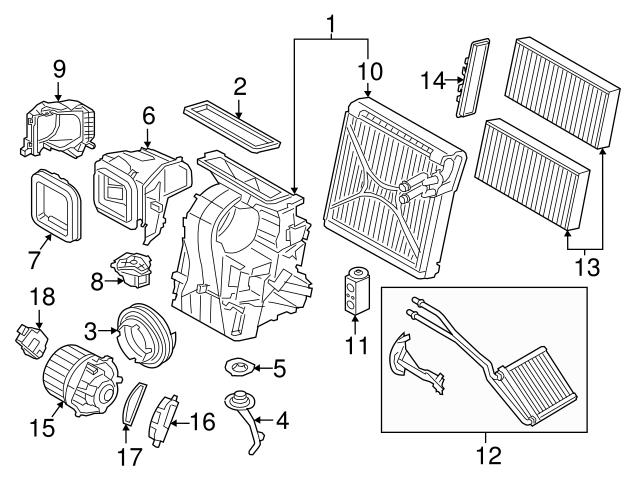 Genuine BMW 64116845415 A/C Expansion Valve Gasket - BMW | 64119287284