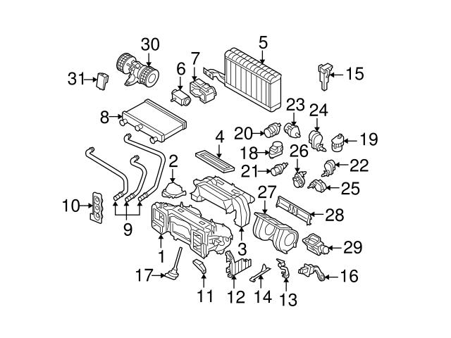 Genuine BMW 64116922602 Heater Hose Outlet Tube - BMW