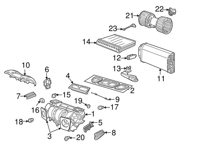 Genuine BMW 64118385689 Heater Core - BMW