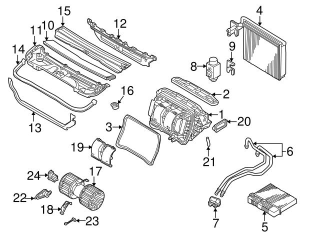 Genuine BMW 64118391382 HVAC Air Inlet Door Actuator - BMW