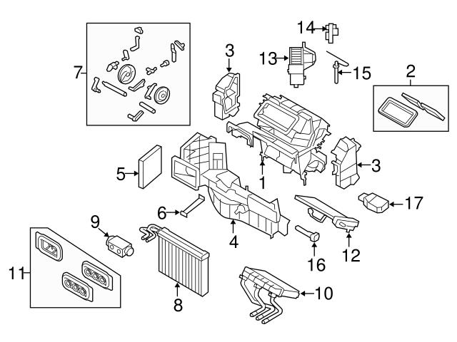 Genuine BMW 64119291177 Blower Motor; Front - BMW