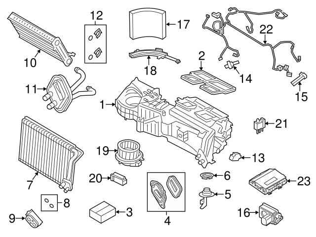 Genuine BMW 64119311852 HVAC Control Module - BMW