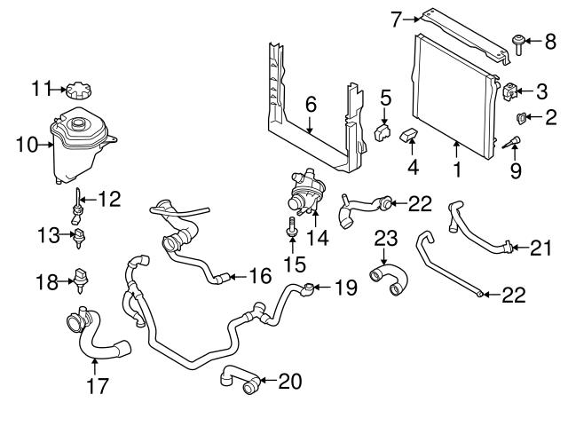 Genuine BMW 64216945270 Heater Hose - BMW