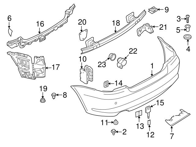 Genuine BMW 64226937994 Quarter Panel Vent; Left, Right - BMW | 64226900748