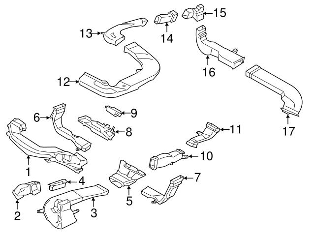 Genuine BMW 64229380988 HVAC Duct Adapter - BMW | 64229317204
